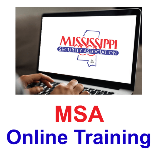 Training | Mississippi Security Association