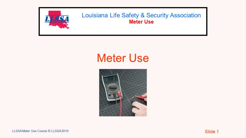 Course- Meter Use | MSA